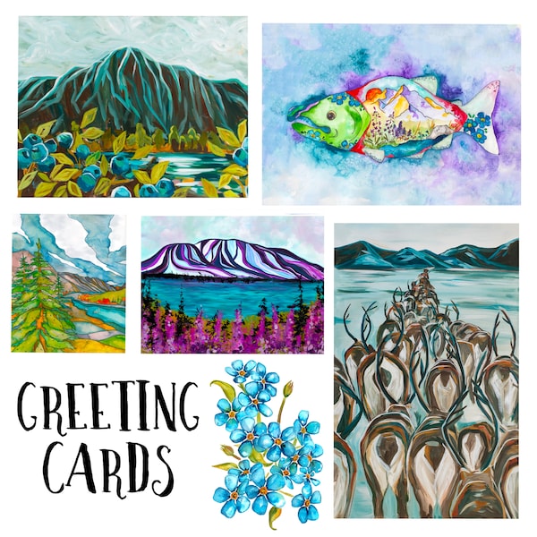 Alaska Greeting Card - Etsy