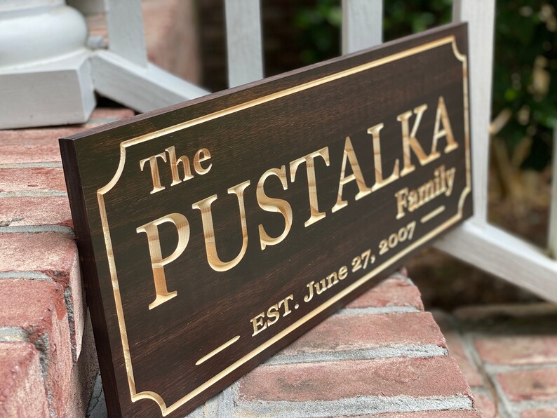 Custom Family Sign, Name Sign, Wall Hanging, Decoration, Personalized ...