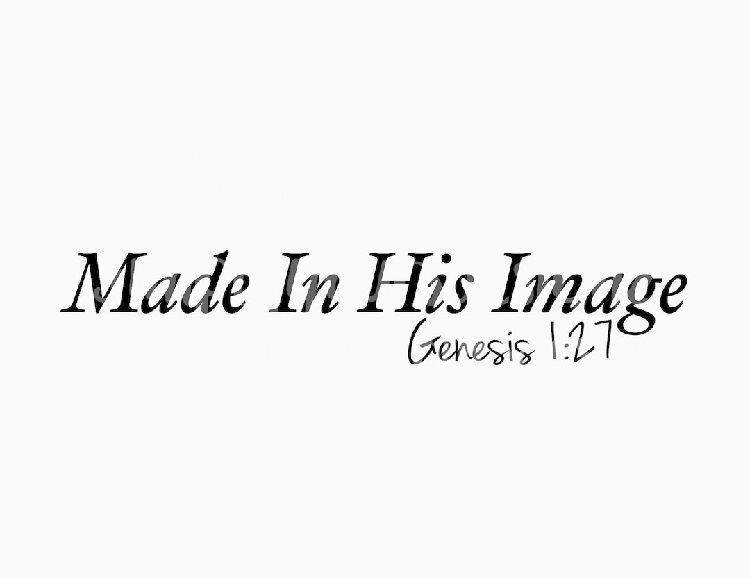 Made in His Image - Etsy