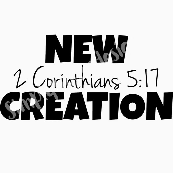 2 Corinthians 5 17 - Etsy