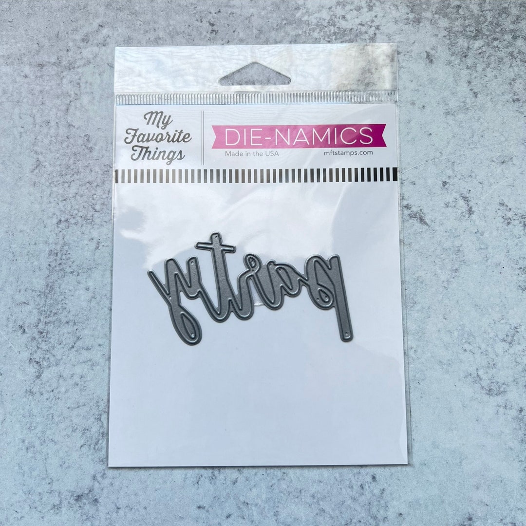 My Favorite Things (MFT) - Party Word Dienamics - Etsy