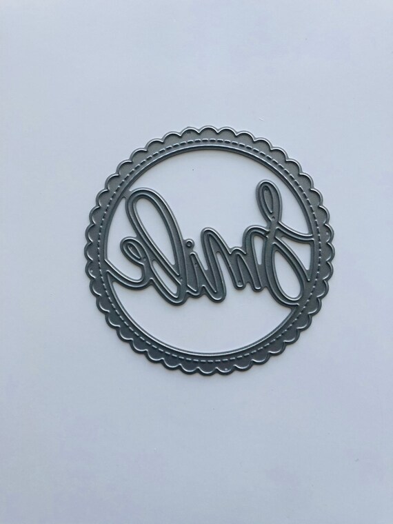 Pretty Pink Posh Smile Shaker Die - Etsy