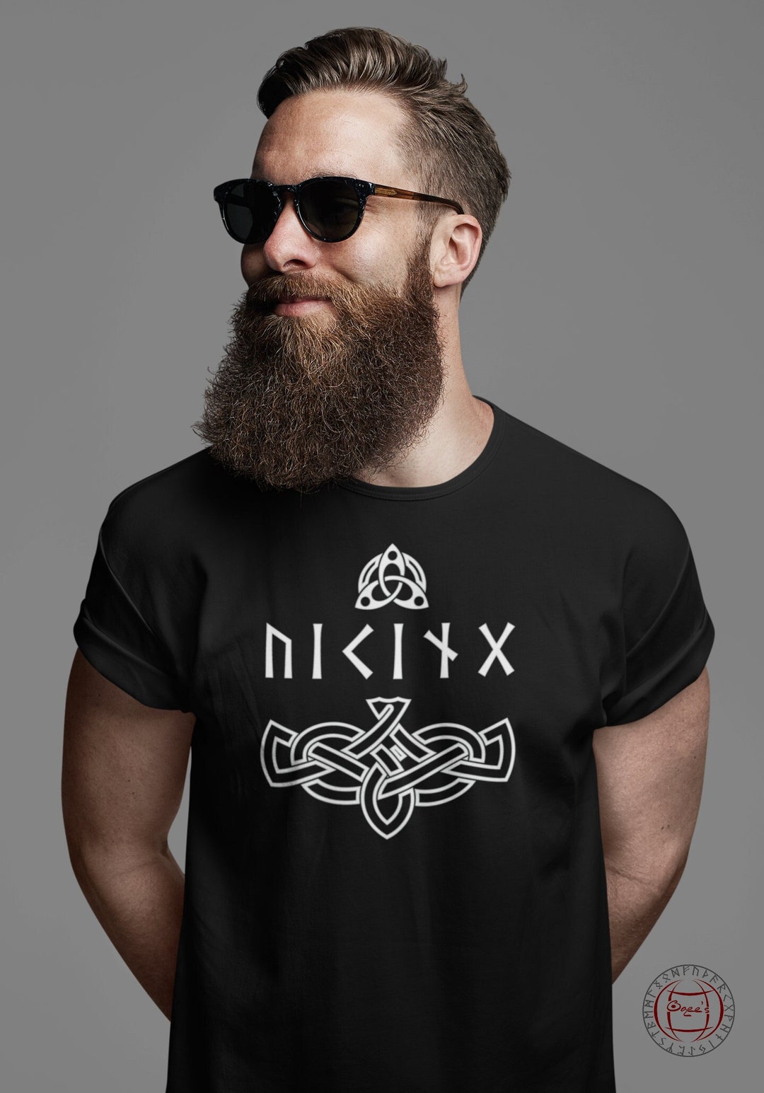 Name in Runes Shirt, Elder Futhark Alphabet, Nordic Runes, Custom ...