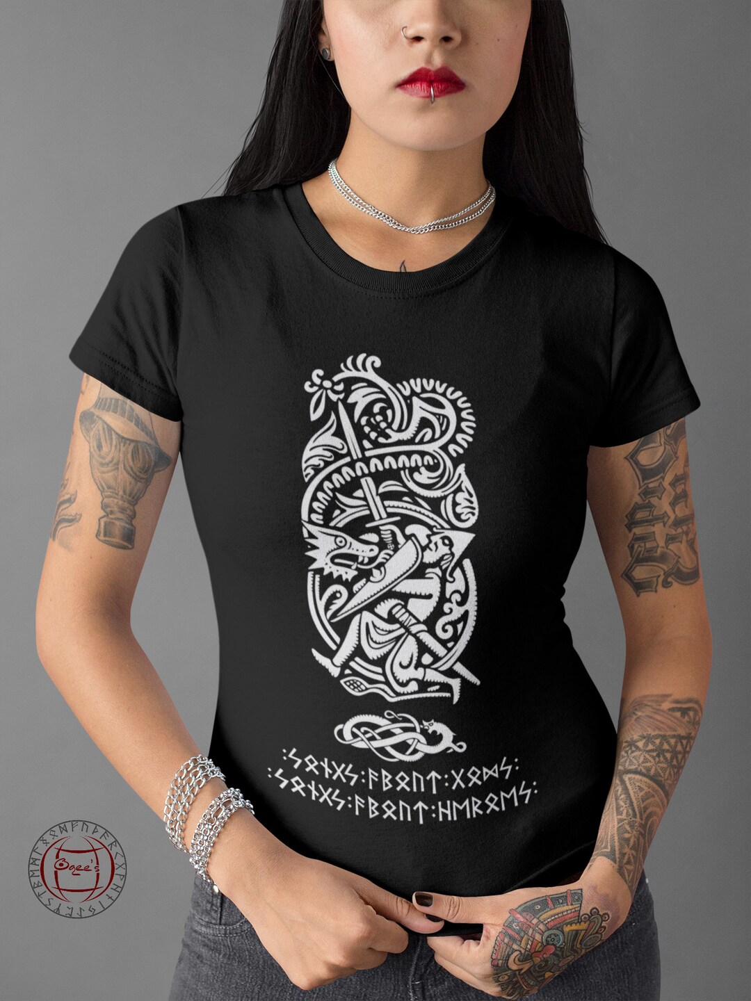 Sigurd Shirt, Siegfried, the Dragon Fafnir, Norse Mythology, Nordic ...