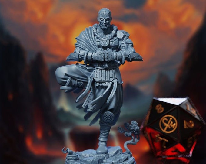 Dnd Miniature Goliath Fighter Brawler Miniature for Dungeons and ...