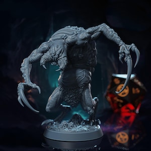 Arachnid Behemoth // Web Monster // Spider Abomination // Dnd Mini - Etsy