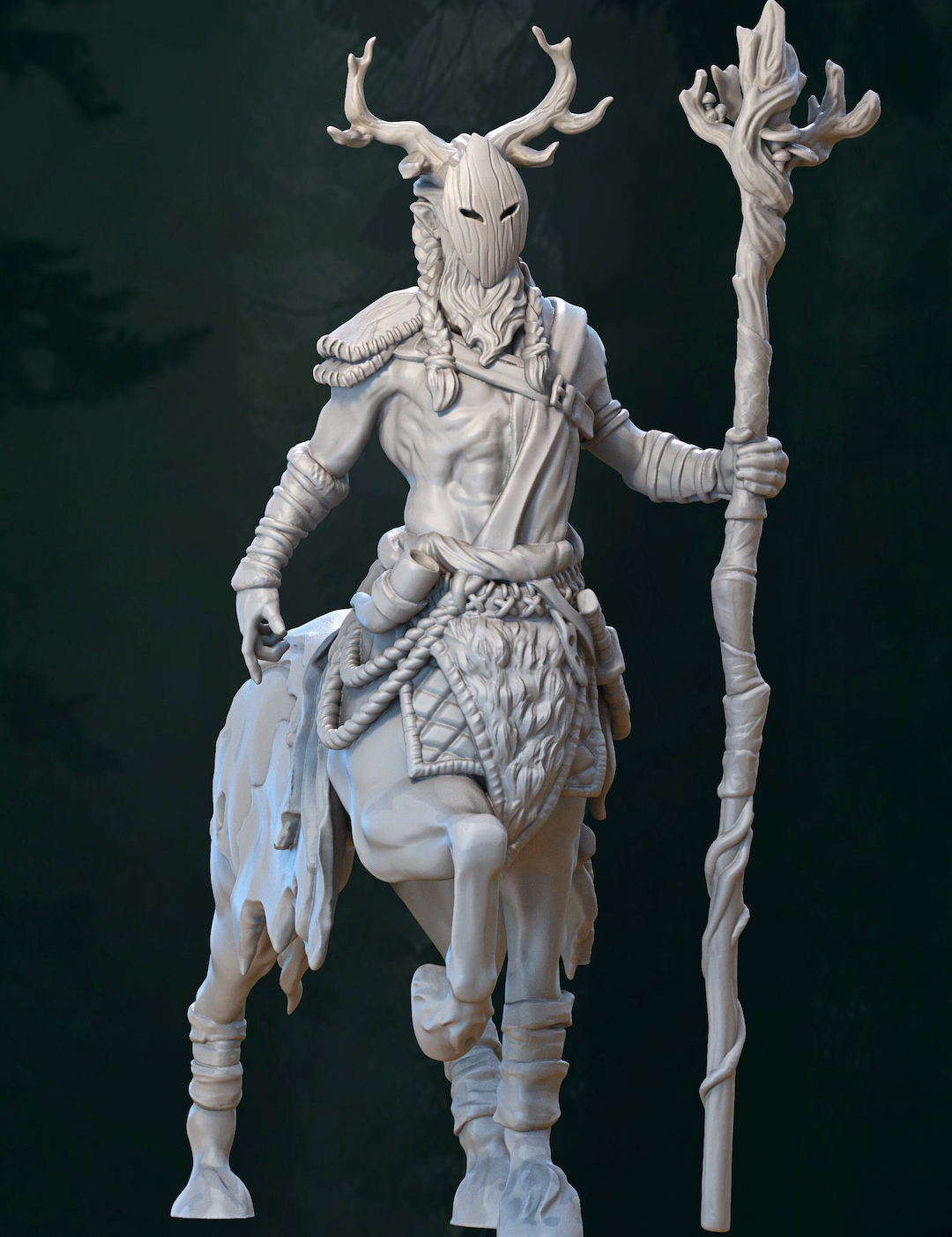 Male Centaur Druid - Etsy