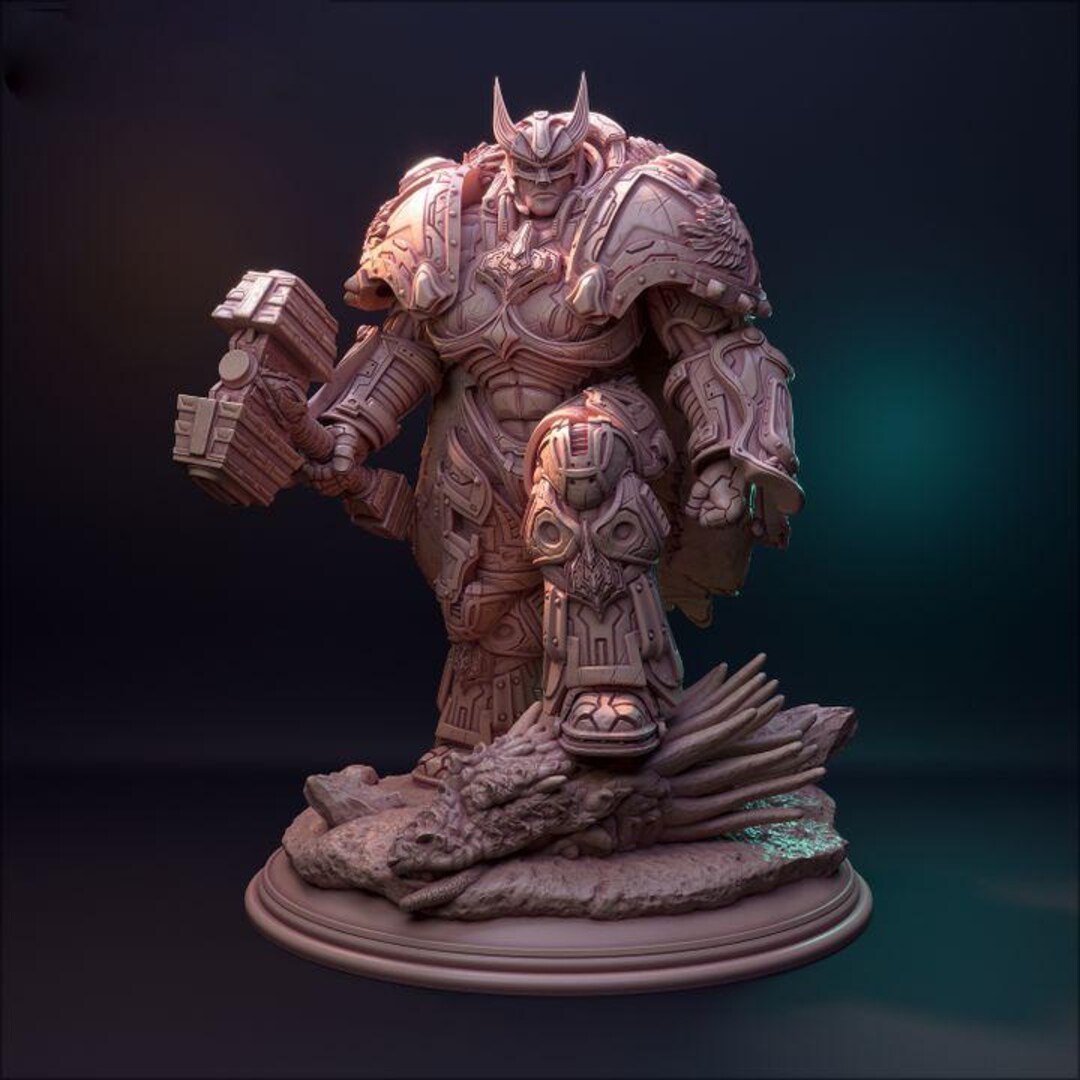 Paladin General // Army Commander // Plate Berserker // Dnd Mini ...