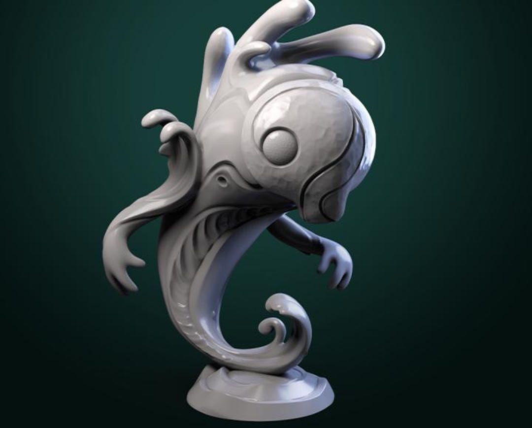 Baby Water Elemental | Cute Element Monster | Sea Spirit | Dnd Mini ...