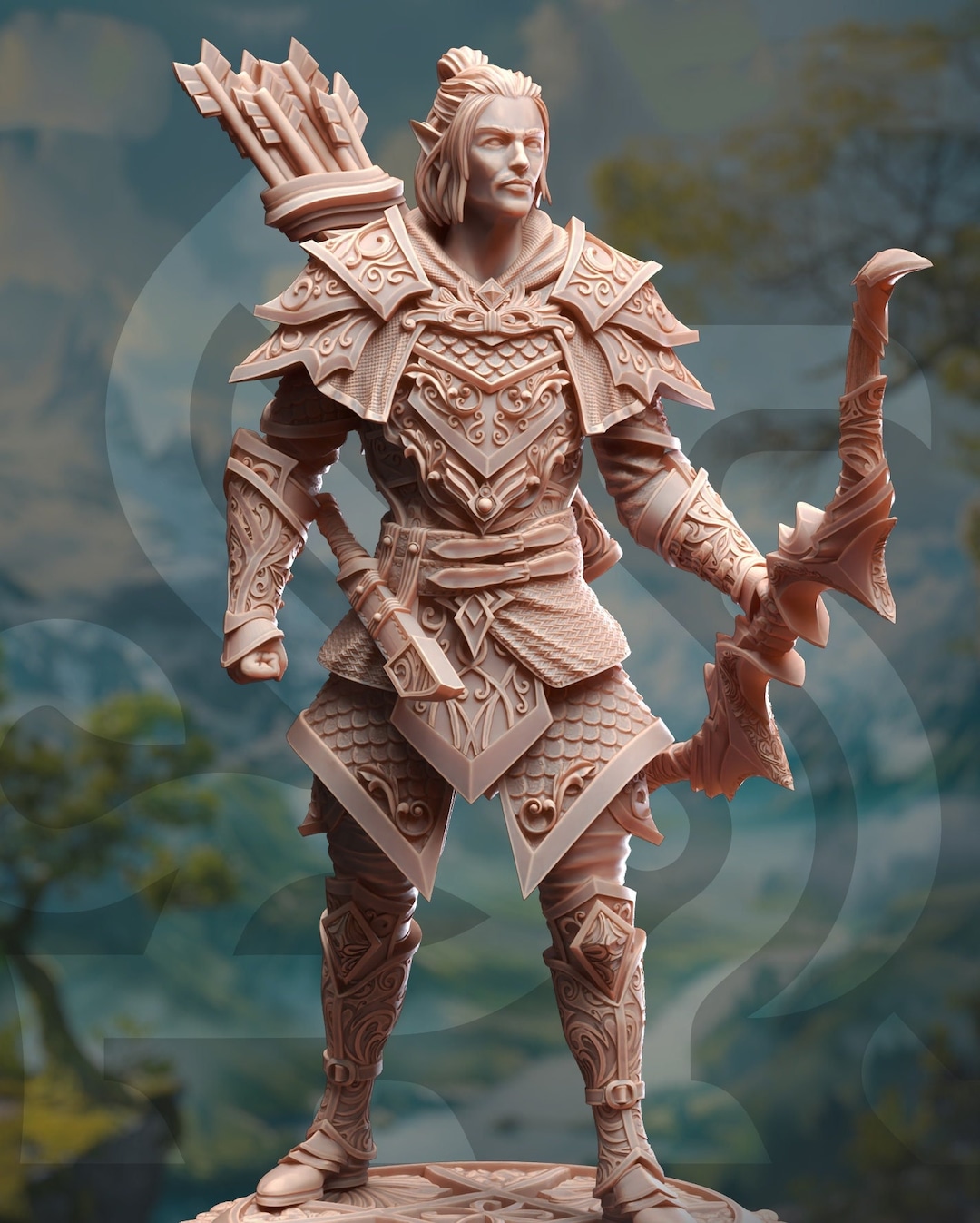 Male Elven Ranger Archer - Etsy