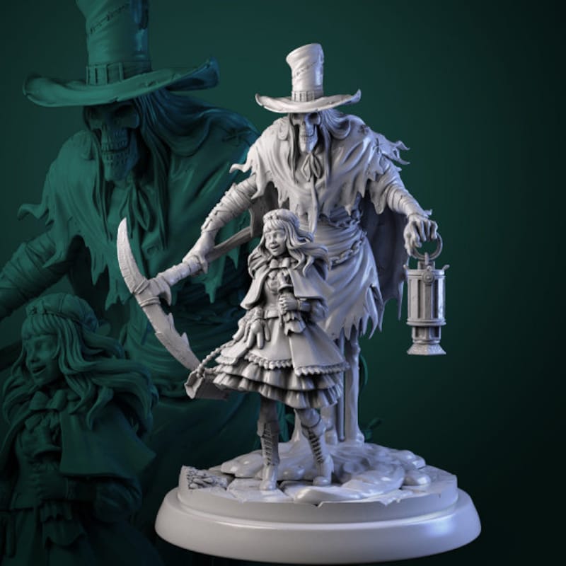 Dnd Miniatures Young Girl - Etsy