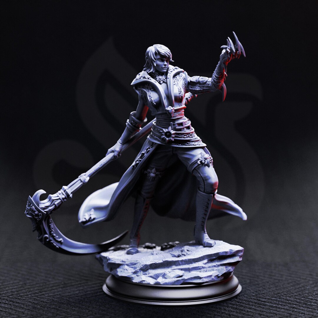 Dnd Fiend Hunter Mini - D&D Female Bloodhunter 32mm - Monster Hunter ...