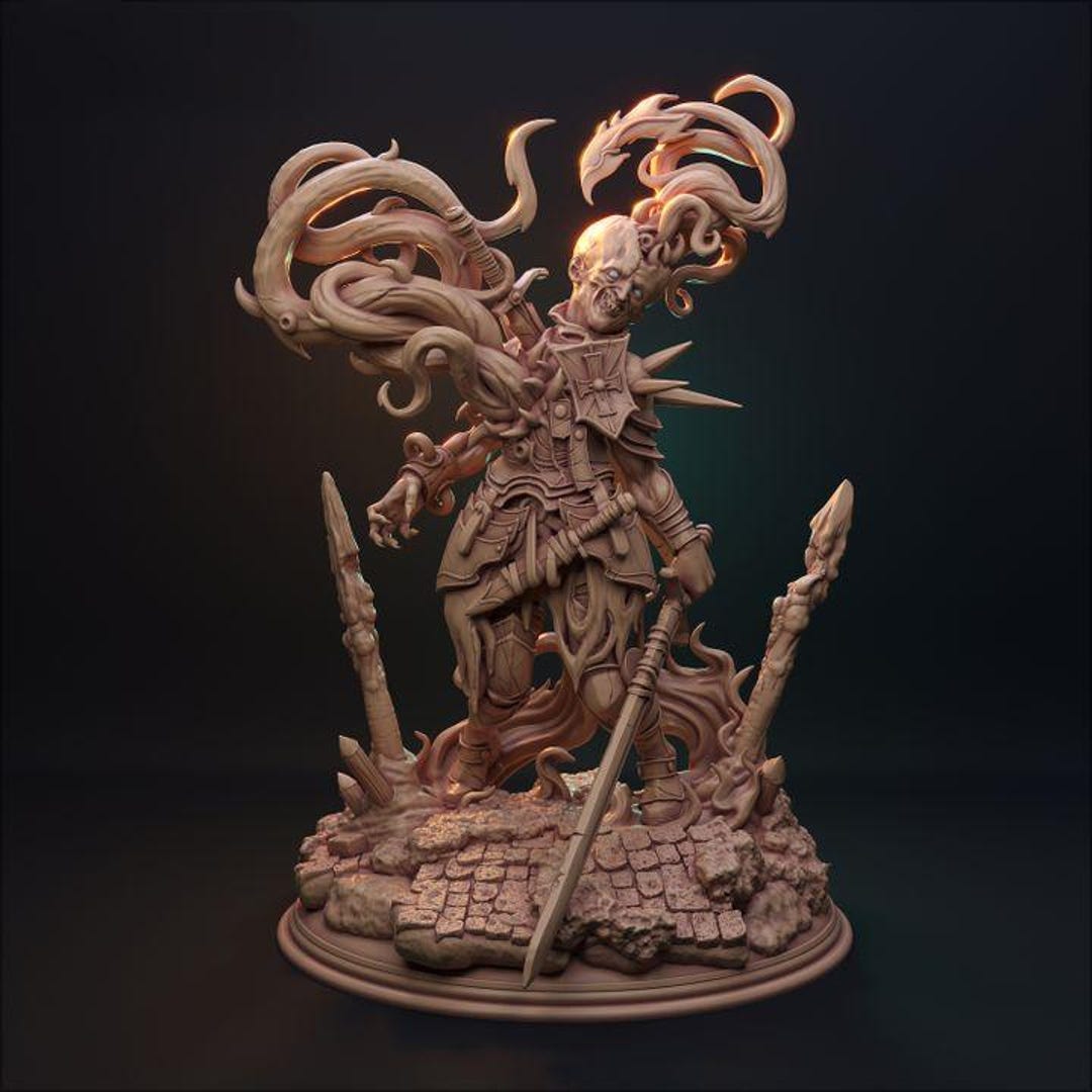 Shade Stalker // Void Corruption // Plague Bringer // Shadow Golem // Rot Keeper // Dnd Mini - Etsy