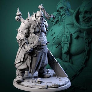 The Butcher - Undead Bone Collector - Flesh Behemoth - Dnd Mini - Etsy