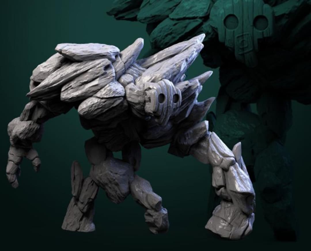Earth Elemental | Element Monster | Stone Golem | Dnd Mini | Miniatures ...