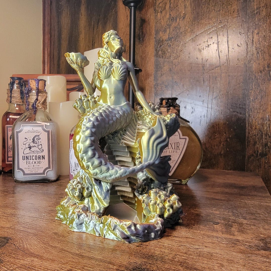 Mermaid Dice Tower // Siren Dnd Dice Roller // Dnd Accessories ...