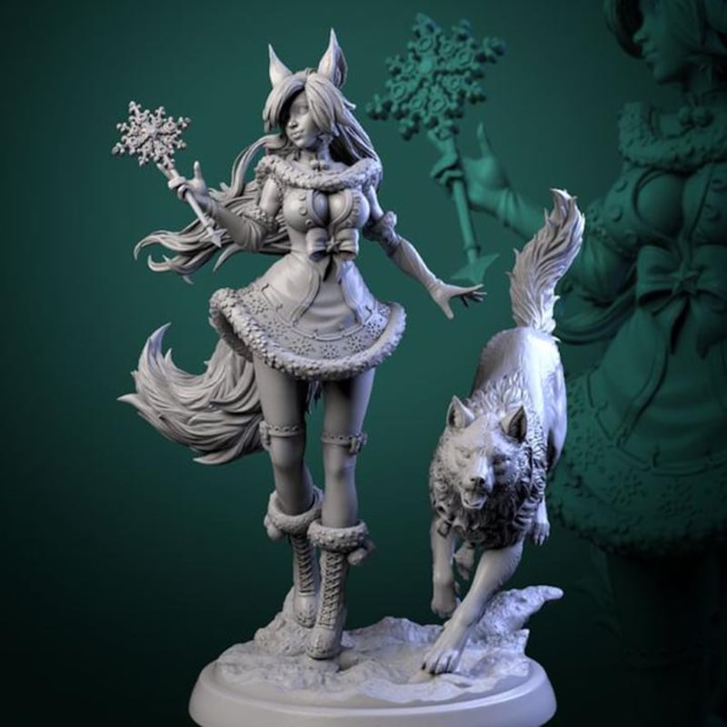 Dnd Mini Sorcerer Girl - Etsy