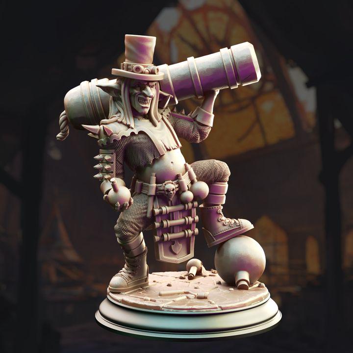 Dnd Goblin Artificer Mini - Goblin Demolitionist - Goblin Explosives ...