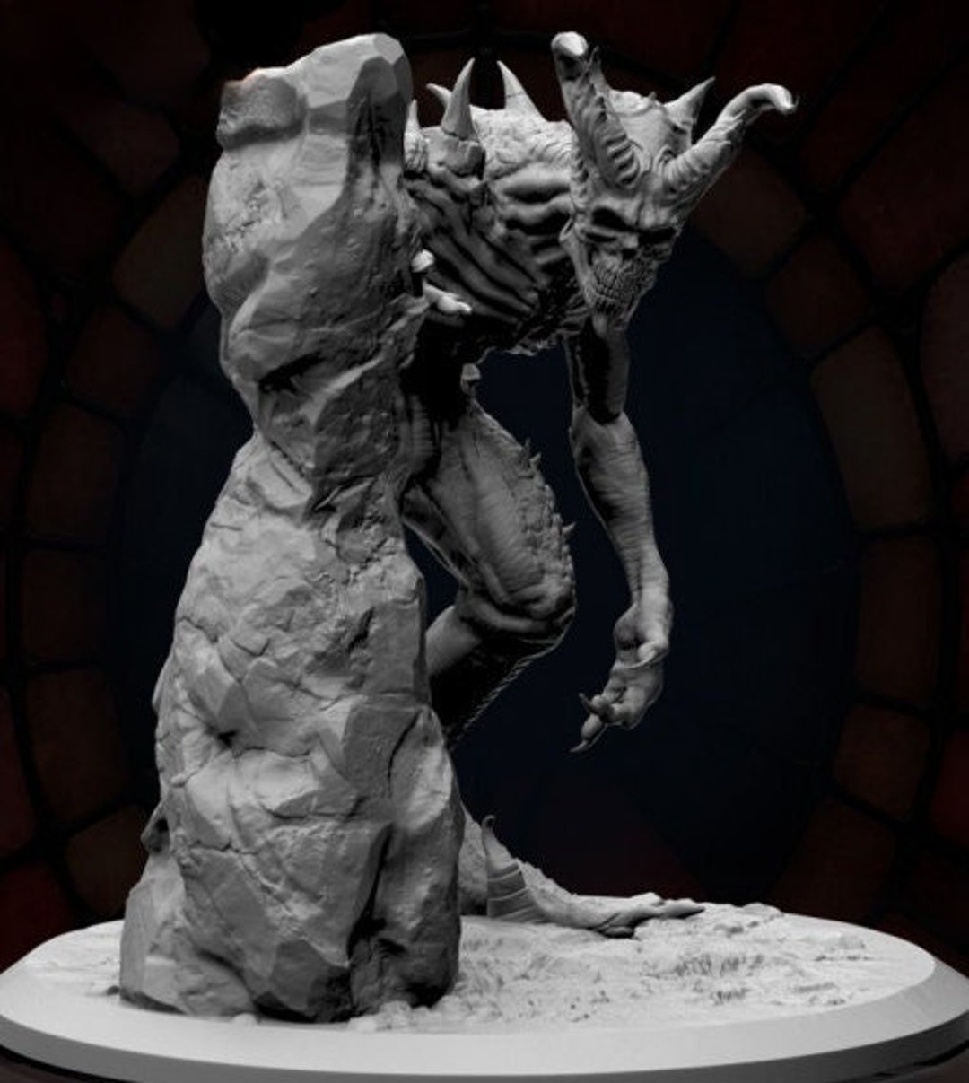 Lurking Demon Skeletal Hell Lord - Etsy
