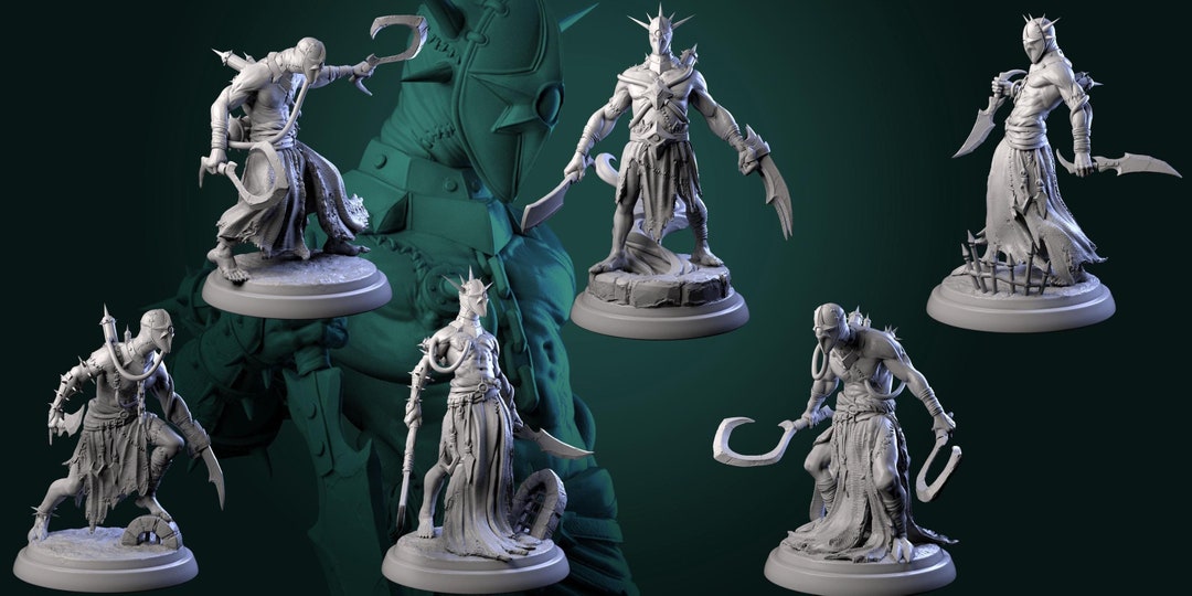 Risen Flesh // Bane Zombies // Dead Brutes // Dnd Mini - Etsy