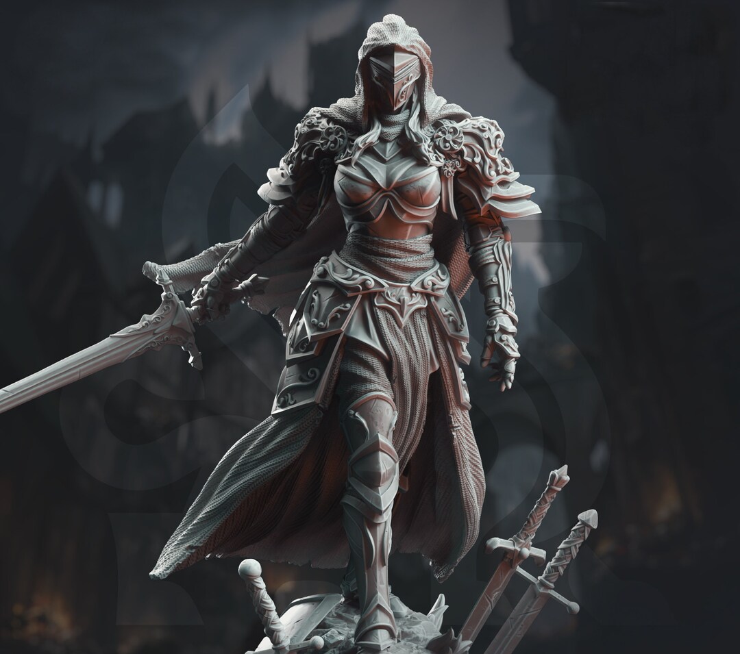 Female Oathbreaker Paladin // Knight Fighter // Kings Champion // Dnd ...