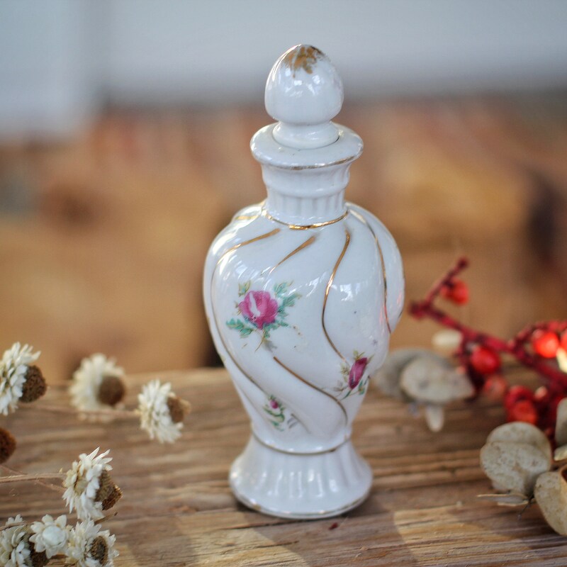 Rose Perfume Bottle - Etsy