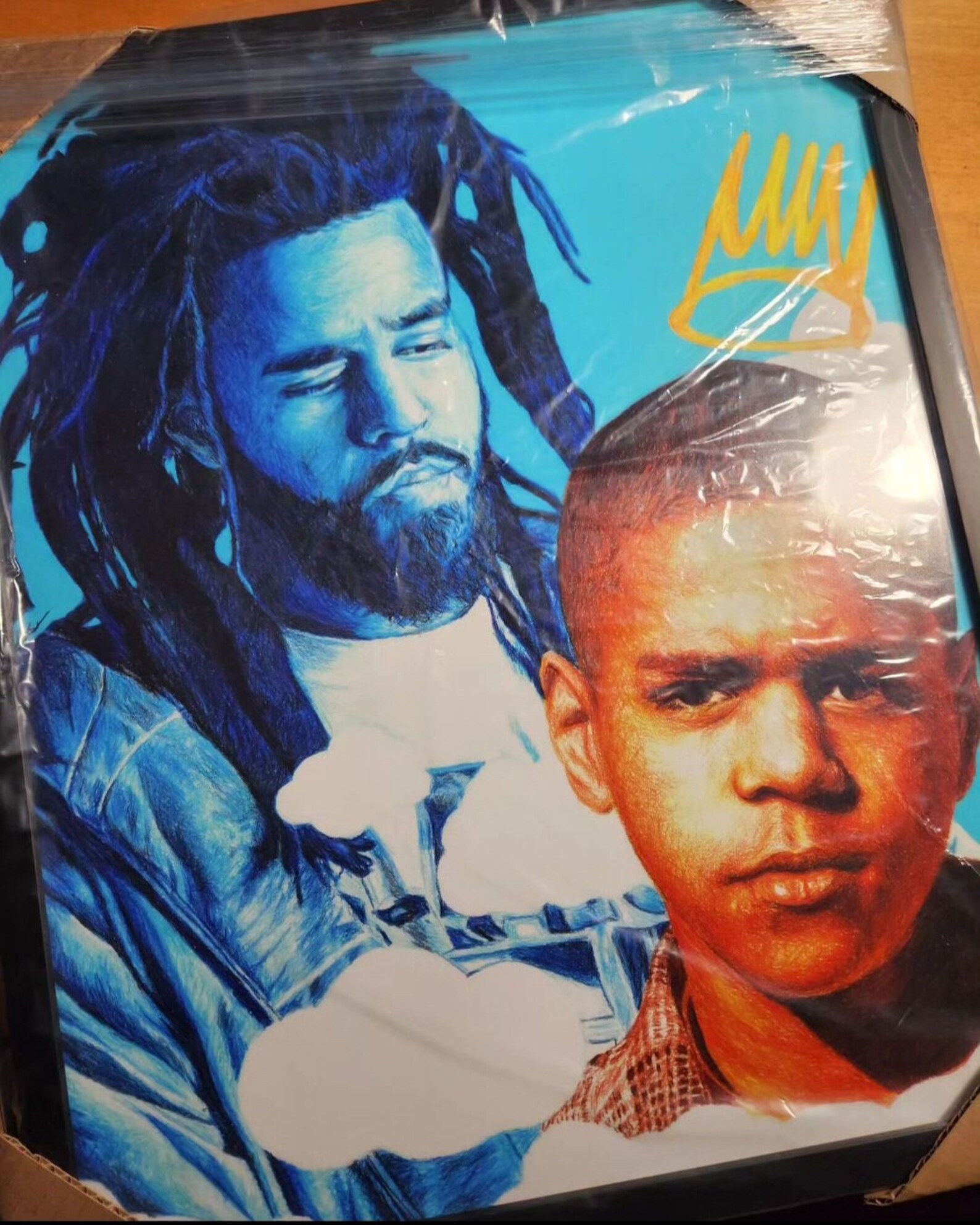 J. Cole / simba Wall Art Print / Hand Drawn Art / J. Cole Poster ...