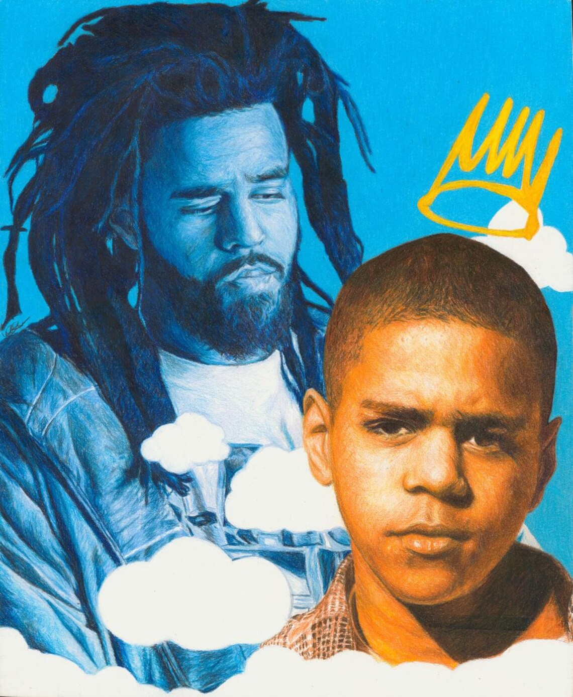 J. Cole / "simba" Wall Art Print / Hand Drawn Art / J. Cole Poster ...