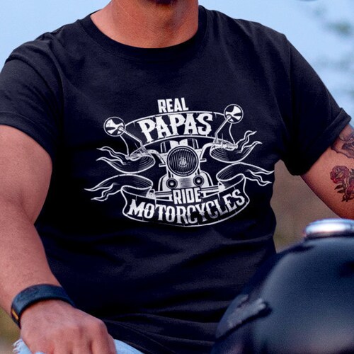 Motorcycle Dad T Shirt. Biker Dad Gift. Father's Day - Etsy