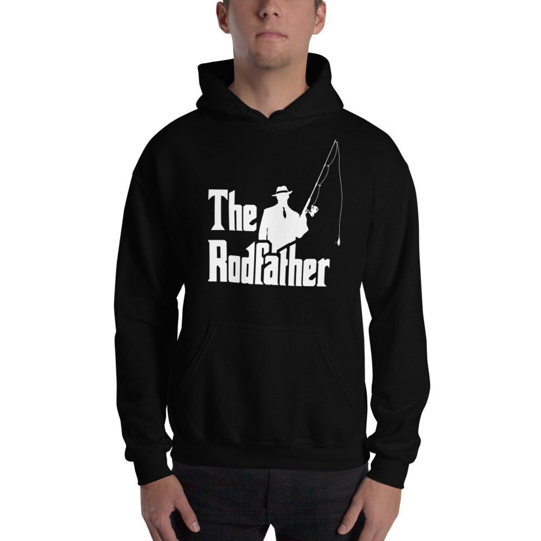 The Rodfather Hoodie Fishing Pullover Fisherman Shirt - Etsy