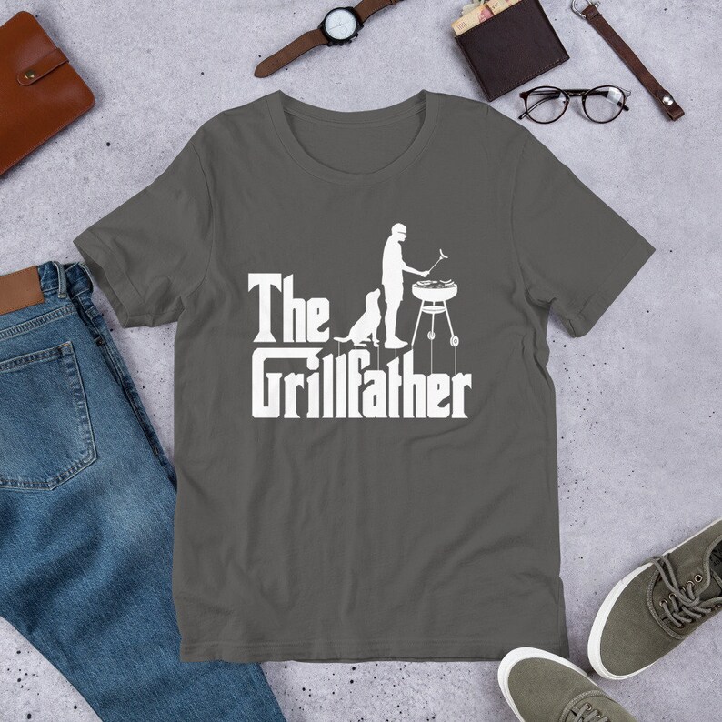 The Grillfather BBQ Shirt Grilling T Shirt Grill Shirt - Etsy