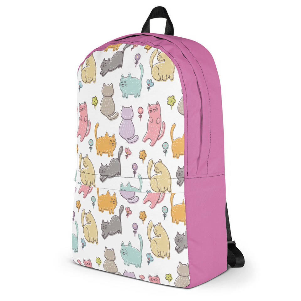Customizable Name - Colorful Cats Backpack sold by Youthful | SKU ...