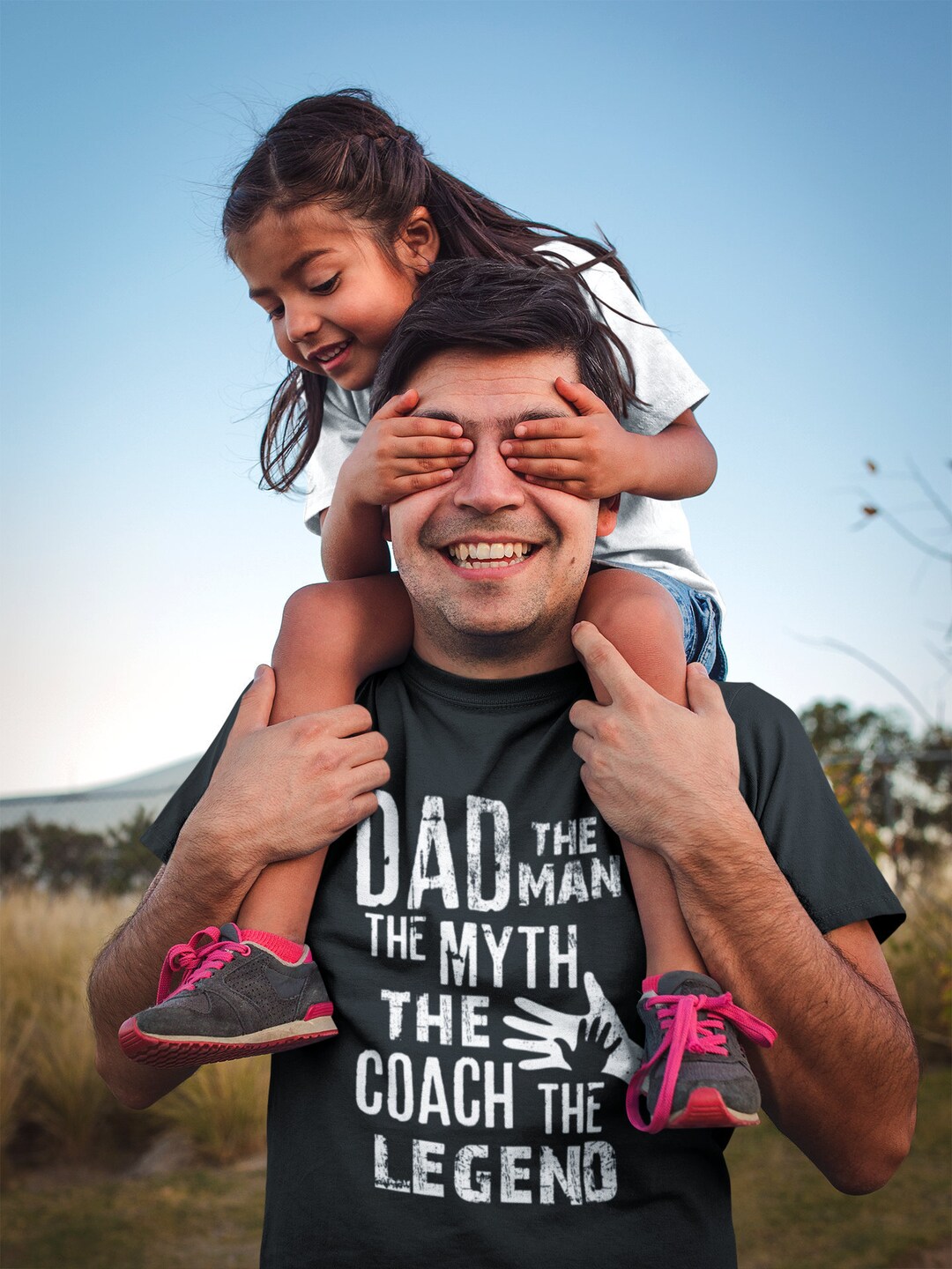 Dad the Man the Myth the Coach the Legend Tshirt for Daddy - Etsy