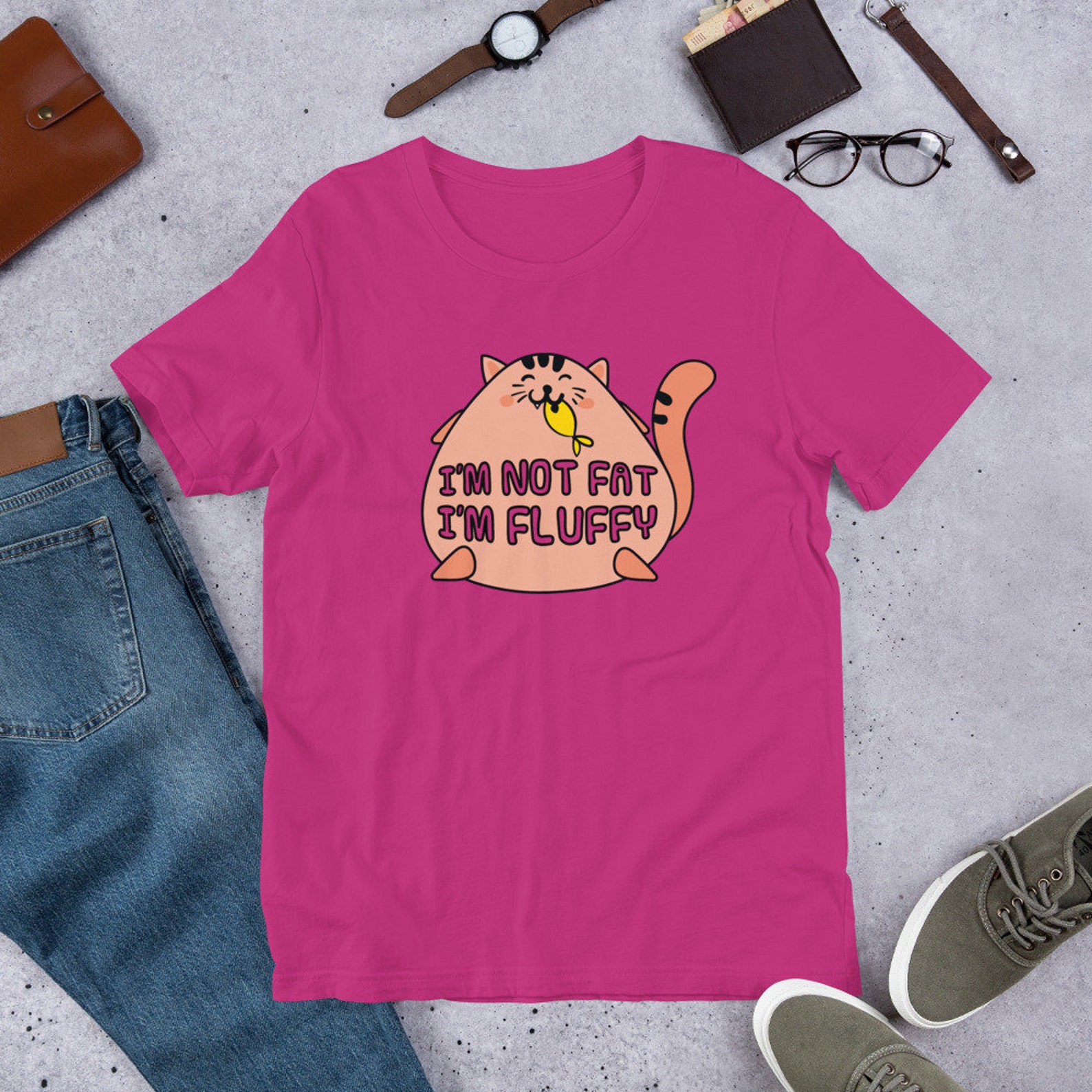 I'm Not Fat I'm Fluffy Unisex T-shirt Body Positive - Etsy