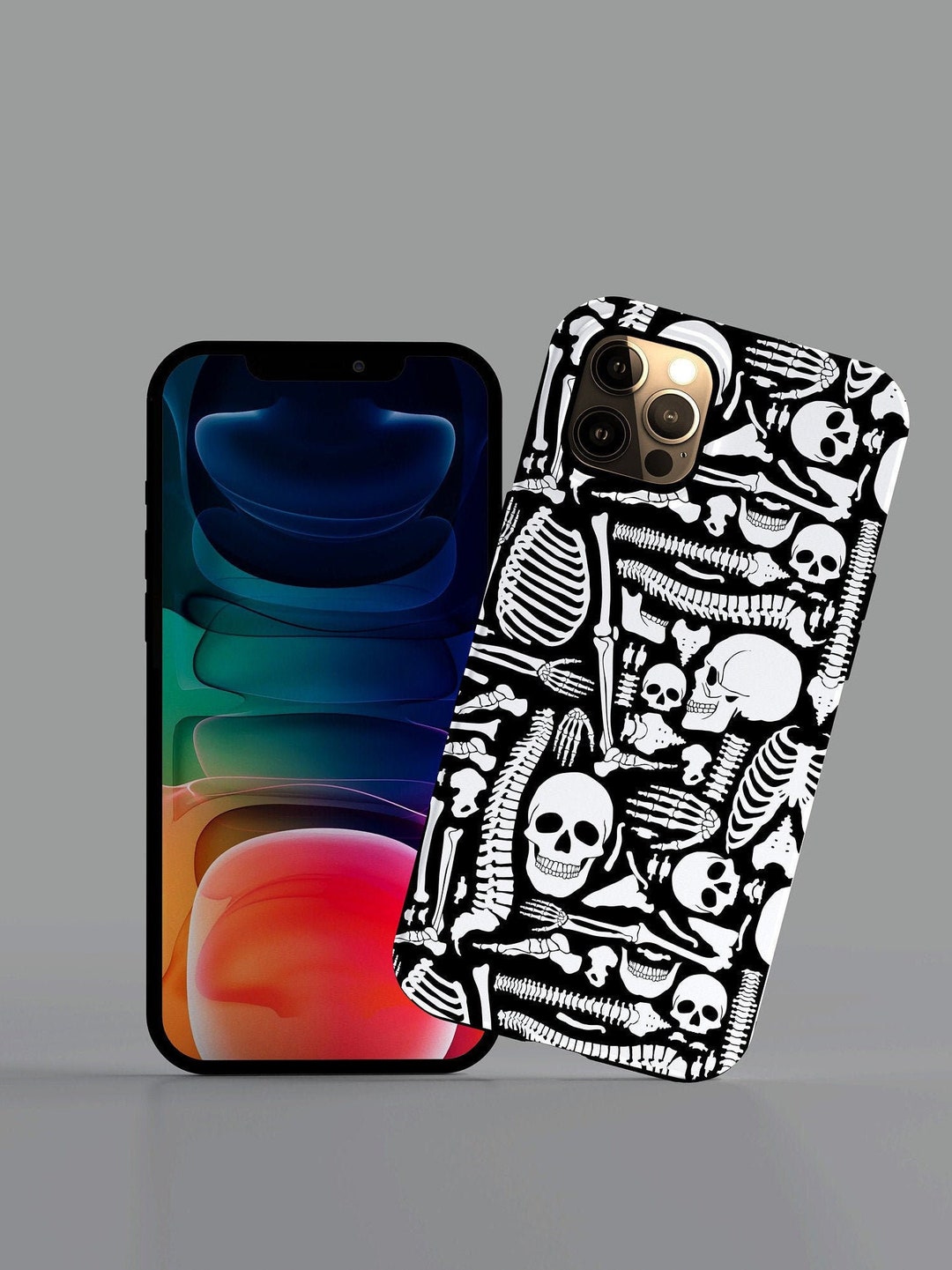 Skeleton Phone Case iPhone Case Samsung Galaxy Case - Etsy