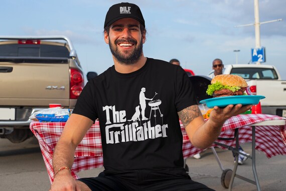 The Grillfather BBQ Shirt Grilling T Shirt Grill Shirt - Etsy