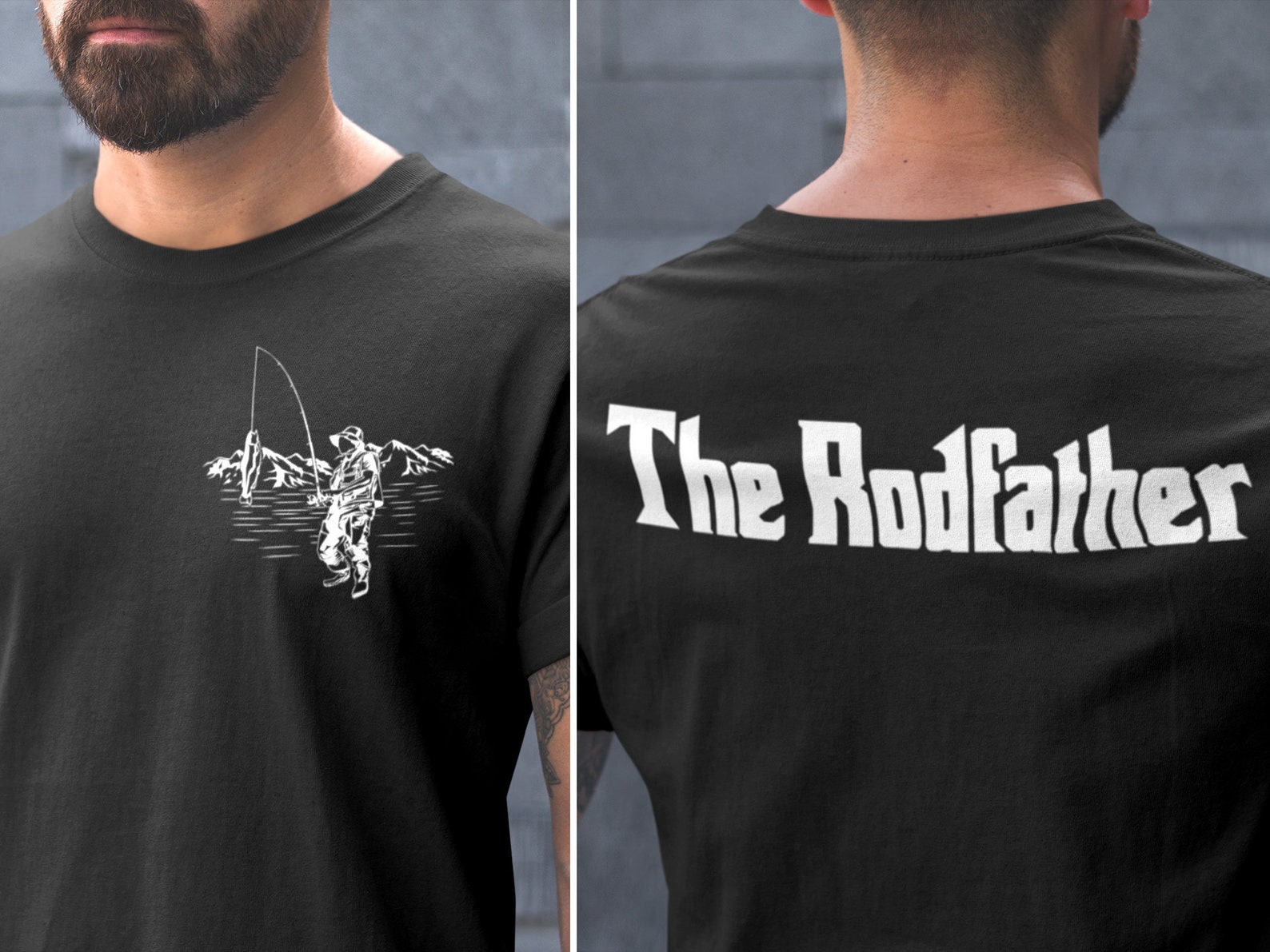 The Rodfather Shirt Fishing T Shirt Fisherman Shirt - Etsy