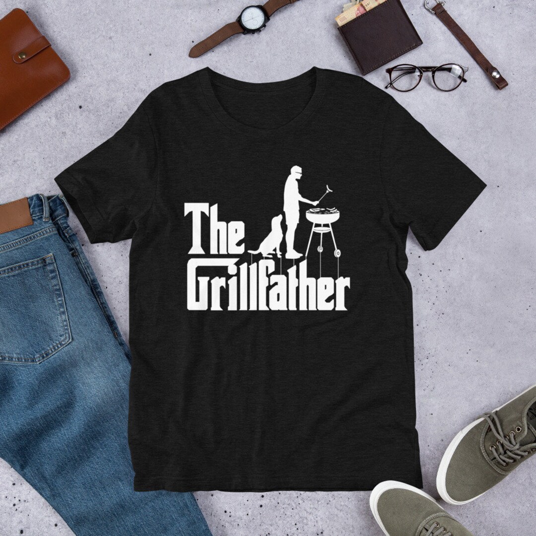 The Grillfather BBQ Shirt Grilling T Shirt Grill Shirt Barbecue T Shirt ...