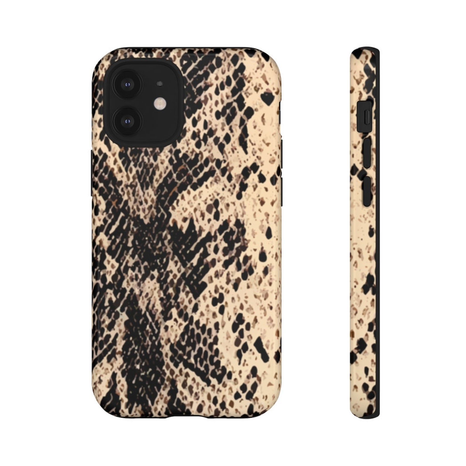 Snake Skin Tough Cases Iphone 12 Case Pro Max Mini | Etsy