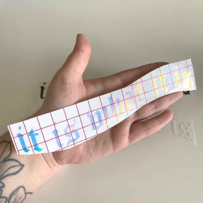 It is What It is Vinyl Decal Bumper Sticker for Car Window - Etsy