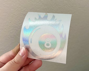 8 Ball Billiards Pool Sticker Decal - Etsy