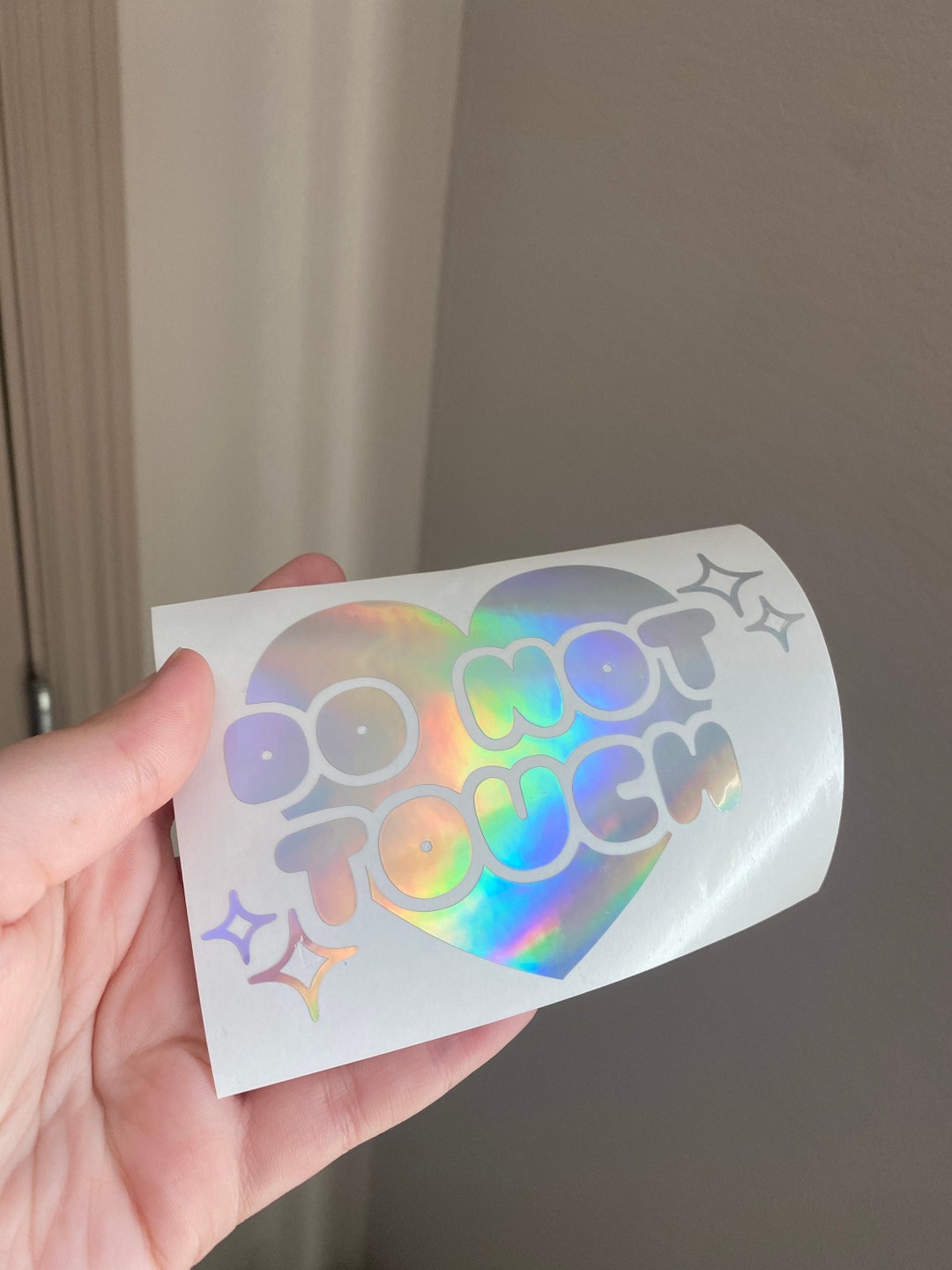 Do Not Touch Vinyl Decal Bumper Sticker for Car Window - Etsy