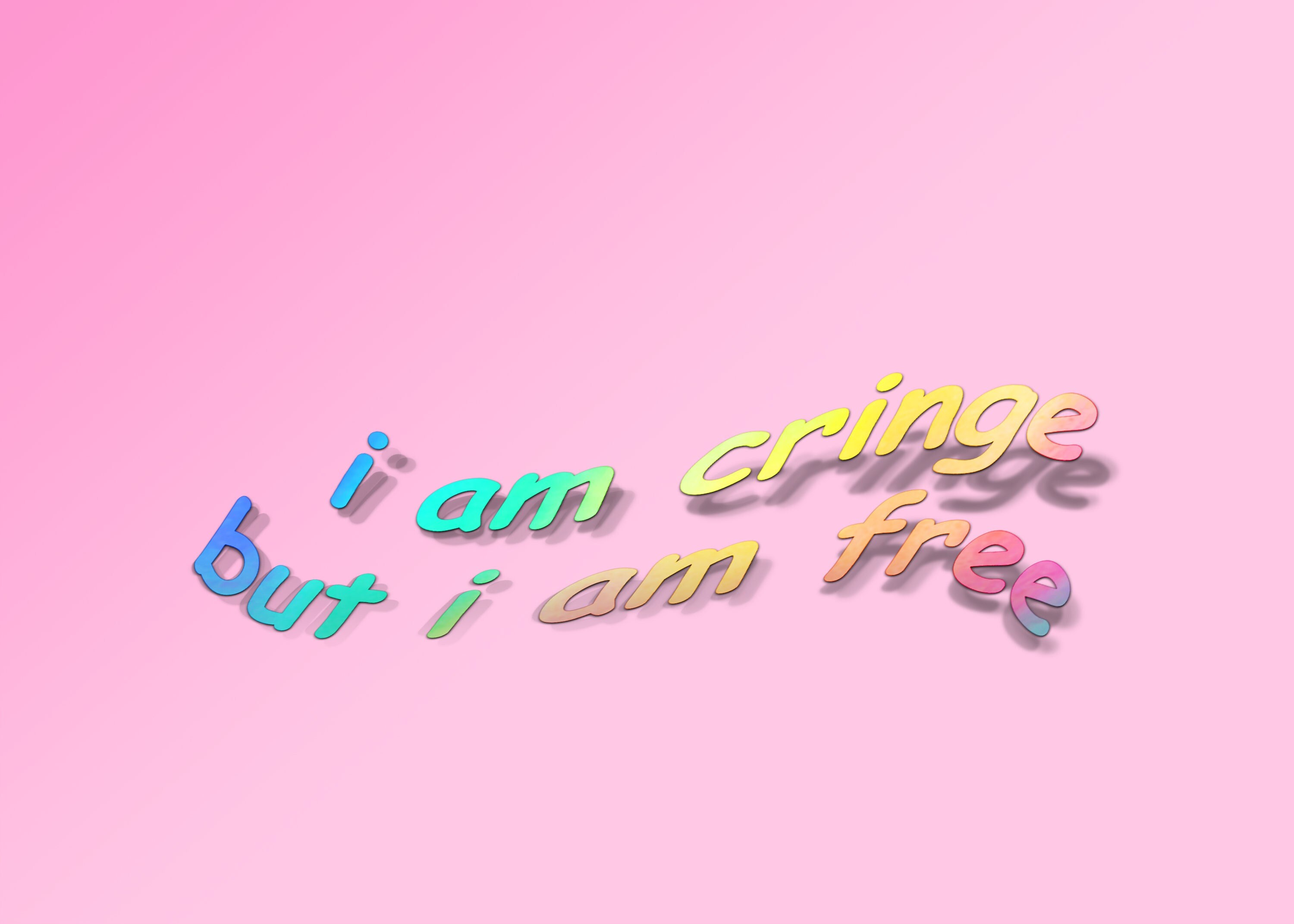 I Am Cringe but I Am Free Vinyl Decal Bumper Sticker for Car | Etsy