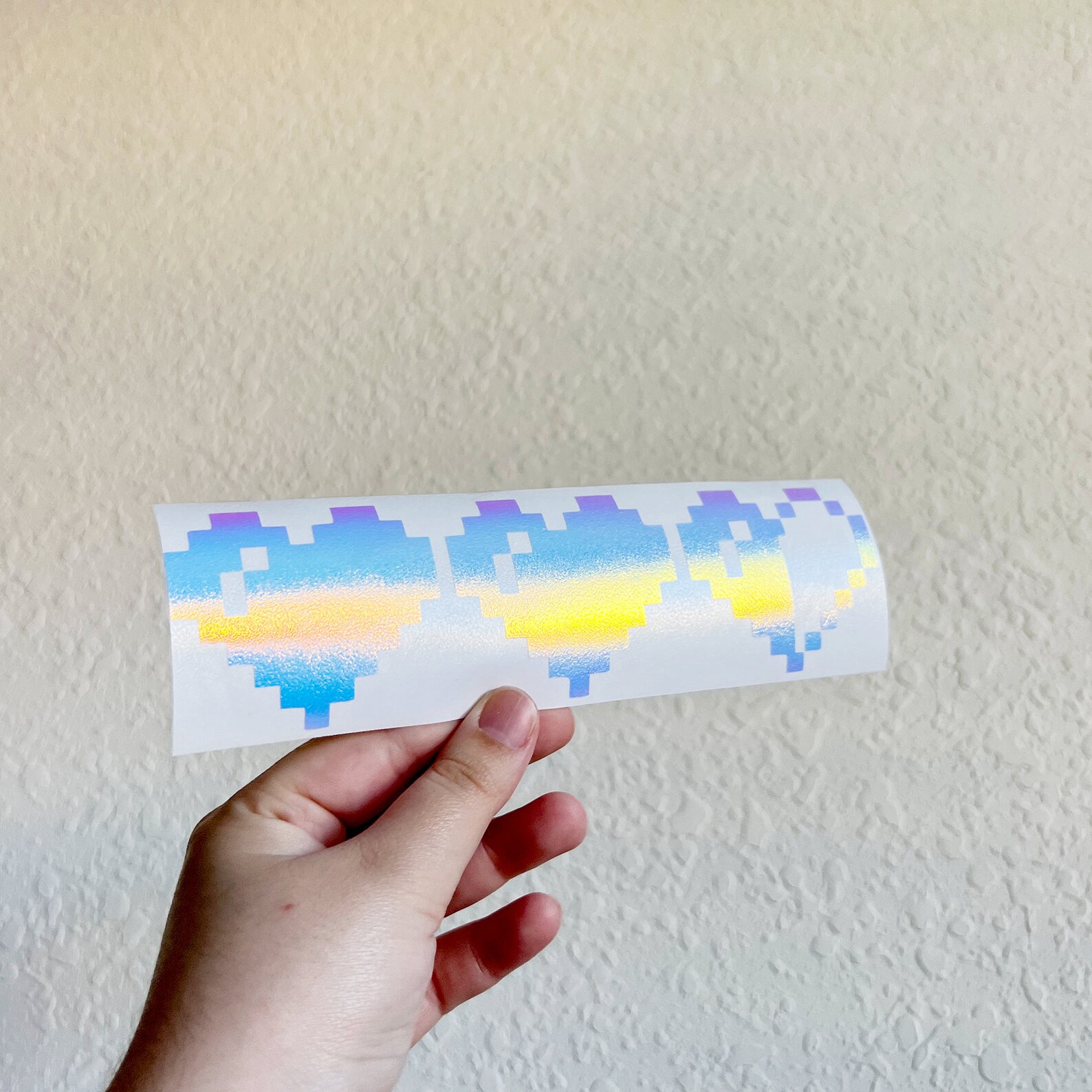 8 Bit Retro Pixel Hearts Vinyl Decal Bumper Sticker for Car - Etsy