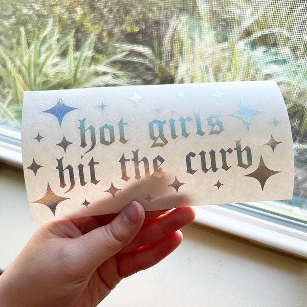 Hit Curb Bumper Sticker - Etsy Australia