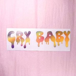 Cry Baby Vinyl Decal Bumper Sticker for Car Window - Etsy