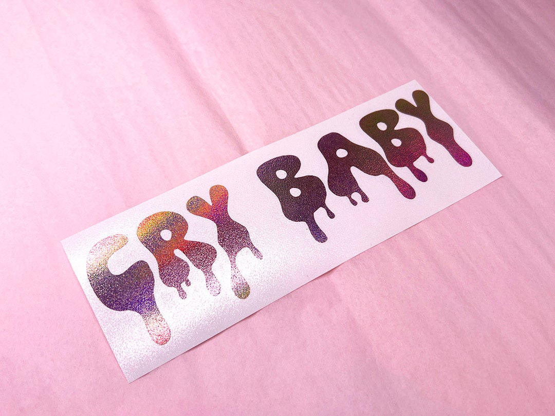 Cry Baby Vinyl Decal Bumper Sticker for Car Window - Etsy