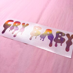 Cry Baby Vinyl Decal Bumper Sticker for Car Window - Etsy