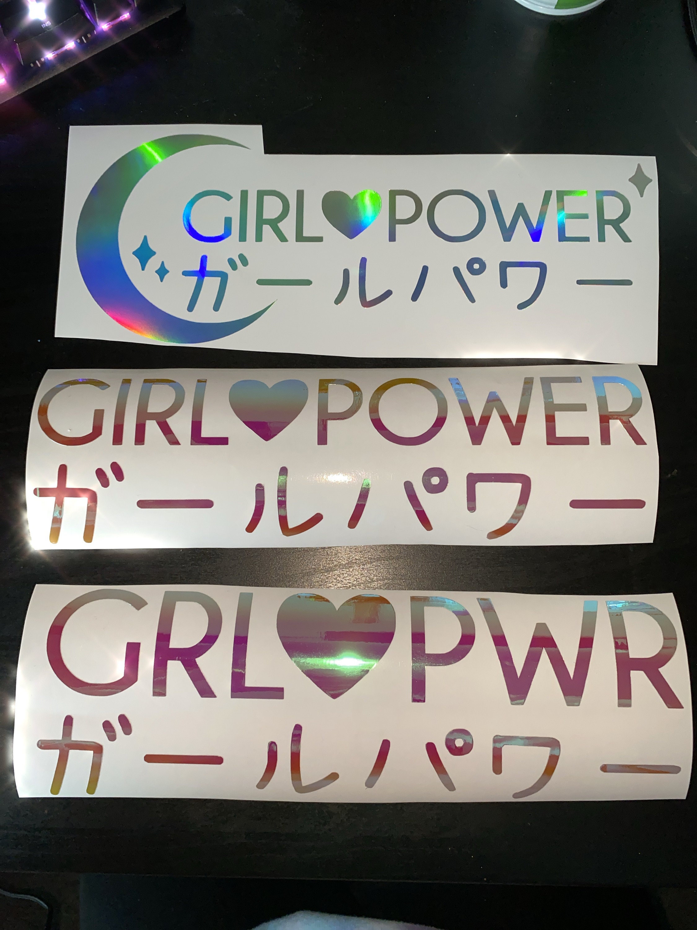 Girl Power Vinyl Decal Bumper Sticker for Car Window - Etsy