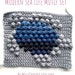 Modern Crochet Bobble Stitch Chart Squares Narwhal, Fish, Turtle ...
